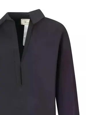 Blumarine Tie-cuff Poplin Shirt